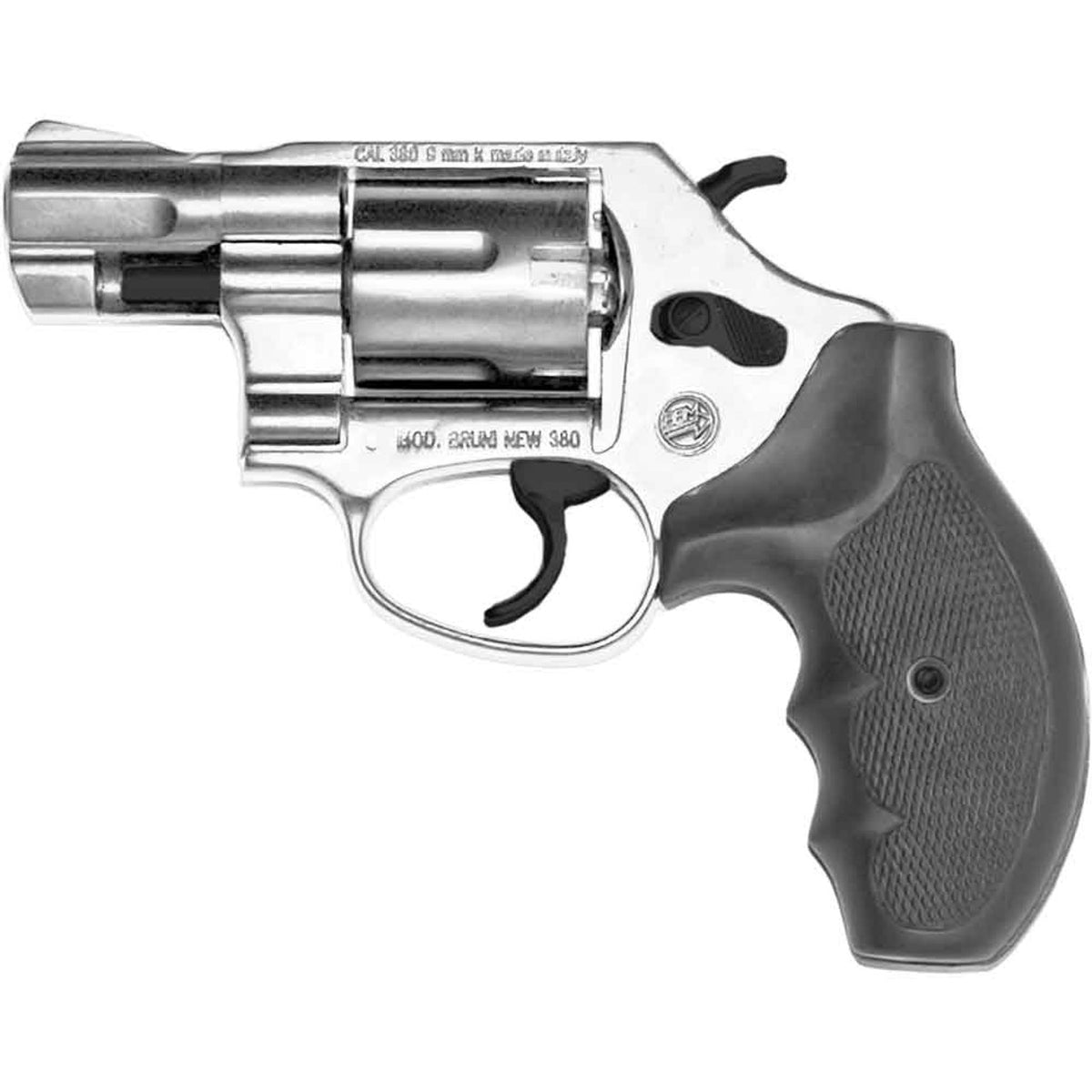 Bruni Replica .38 2 Barrel Nickel Finish – Contact Front Airsoft ...