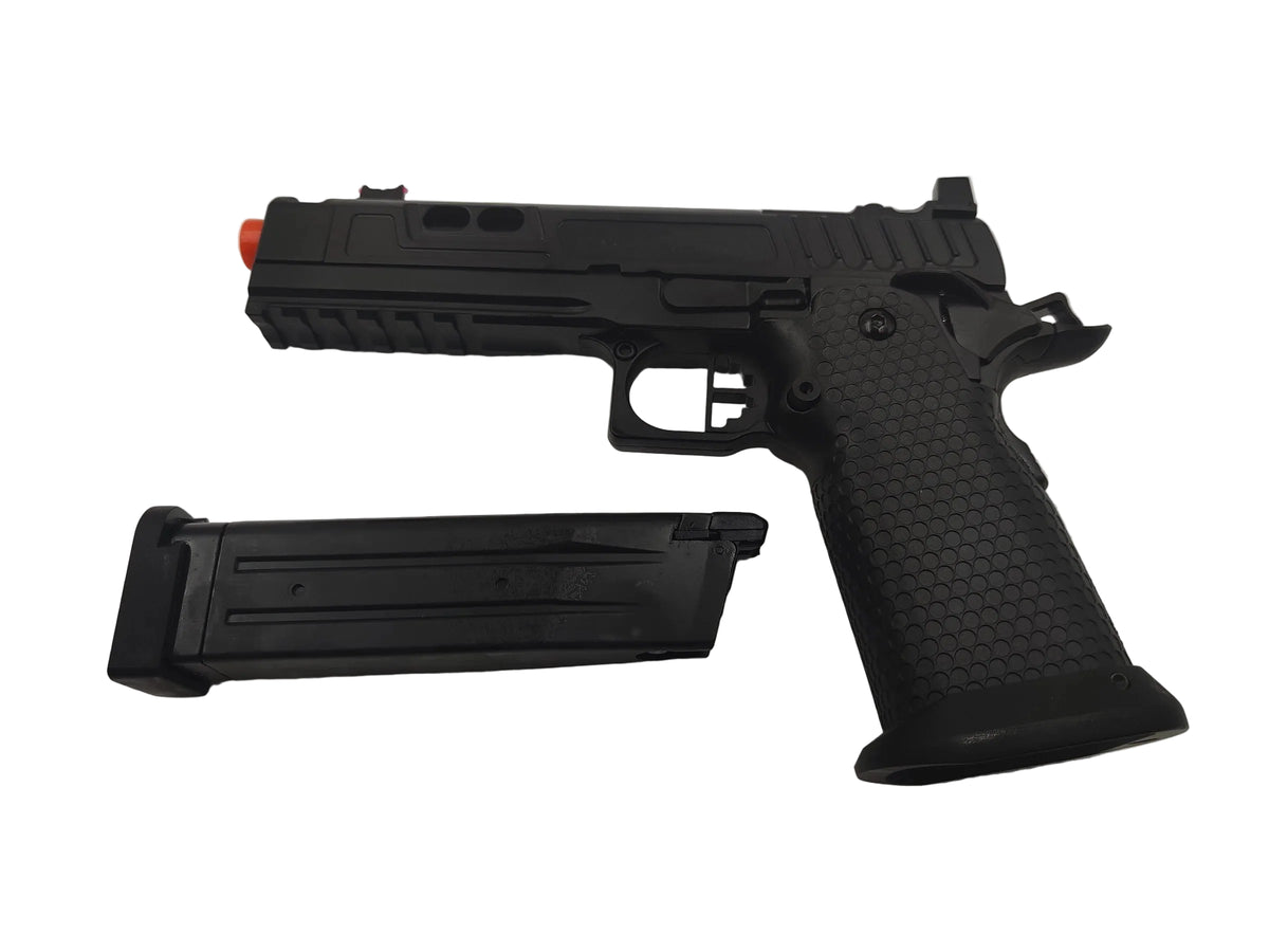 Echo1 Quasa in Black Airsoft Pistol – Contact Front Airsoft & Paintball