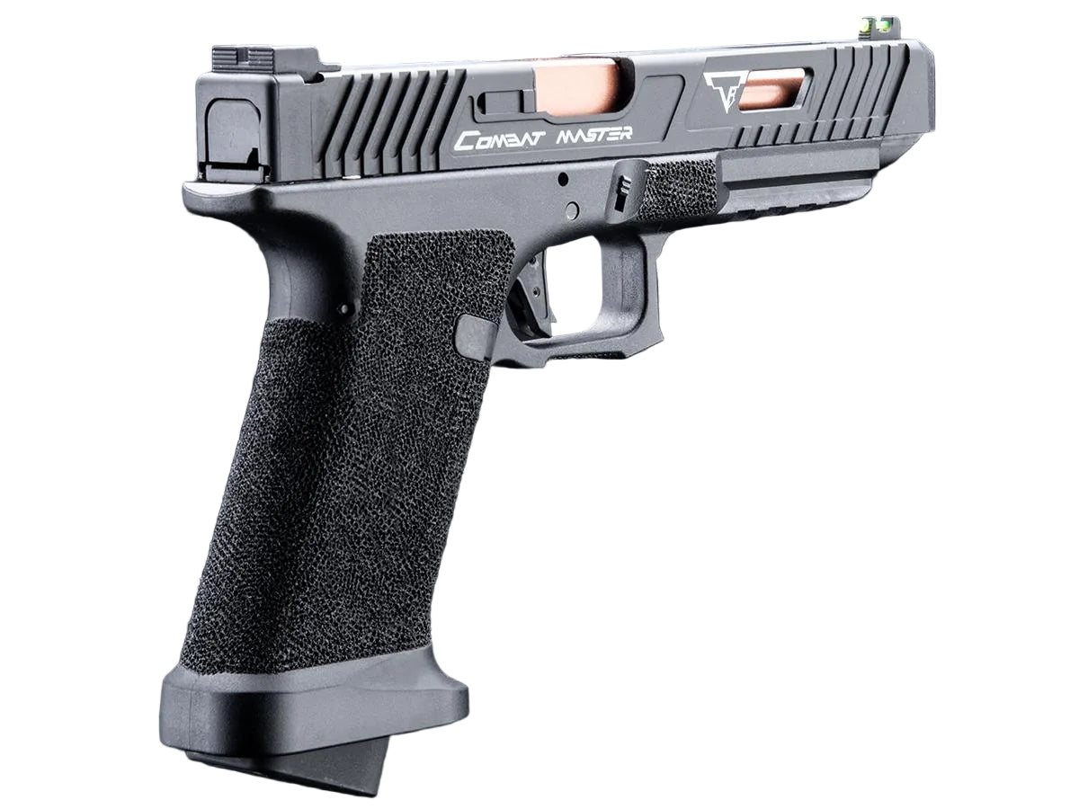 EMG Custom TTI JW2 Polymer Combat Master Slide + Ultimate GBB Frame Cu ...