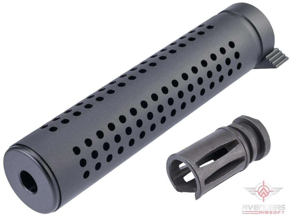 Avengers QD Mock Silencer for 14mm Negative Airsoft AEG Rifles ...